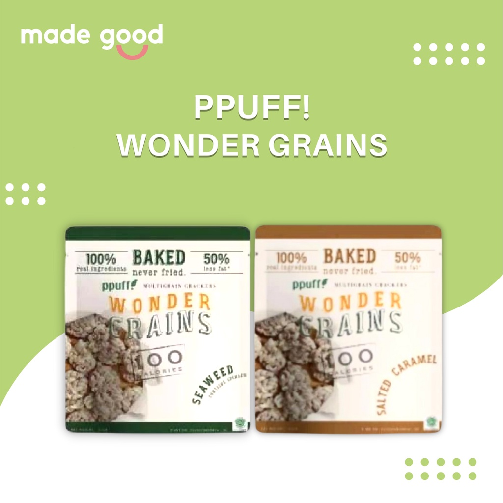 Ppuff! Wonder Grains Seaweed Salted Caramel 25gr | Shopee Malaysia