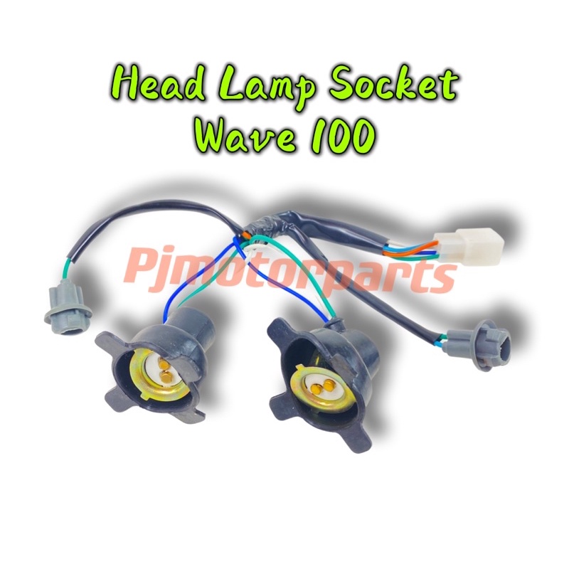 Wave100 / Wave 100 - Front Head Lamp Socket Lampu Depan Rumah Socket ...