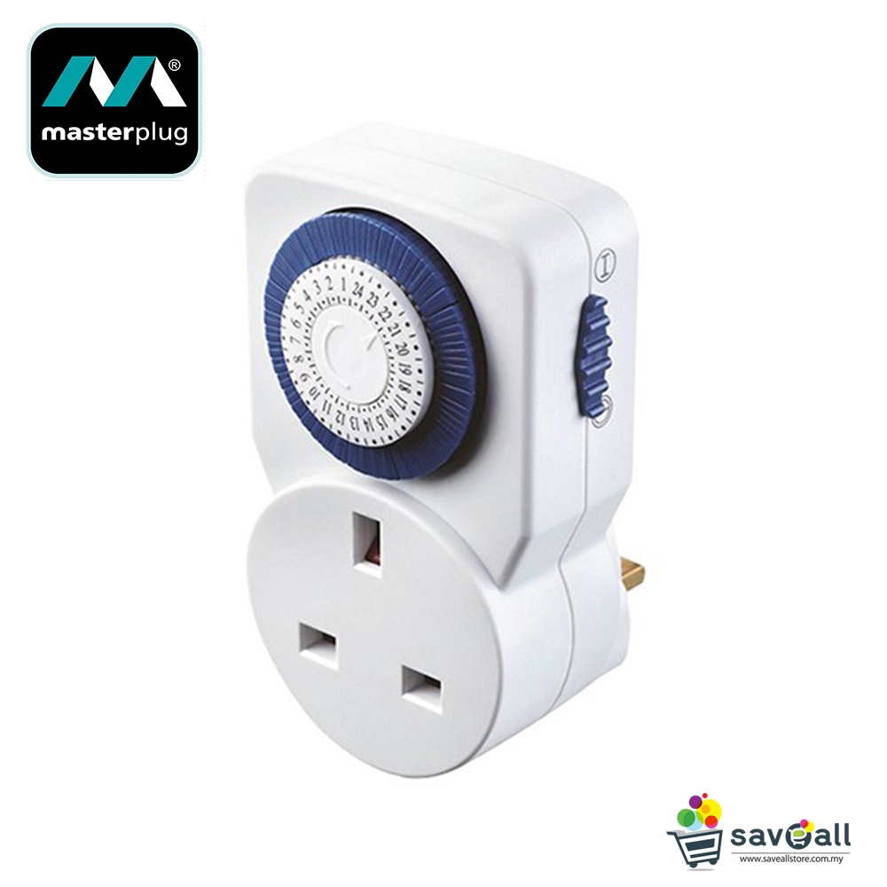 MasterPlug 24 Hours Mechanical Timer (TMS24-MP) | Shopee Malaysia