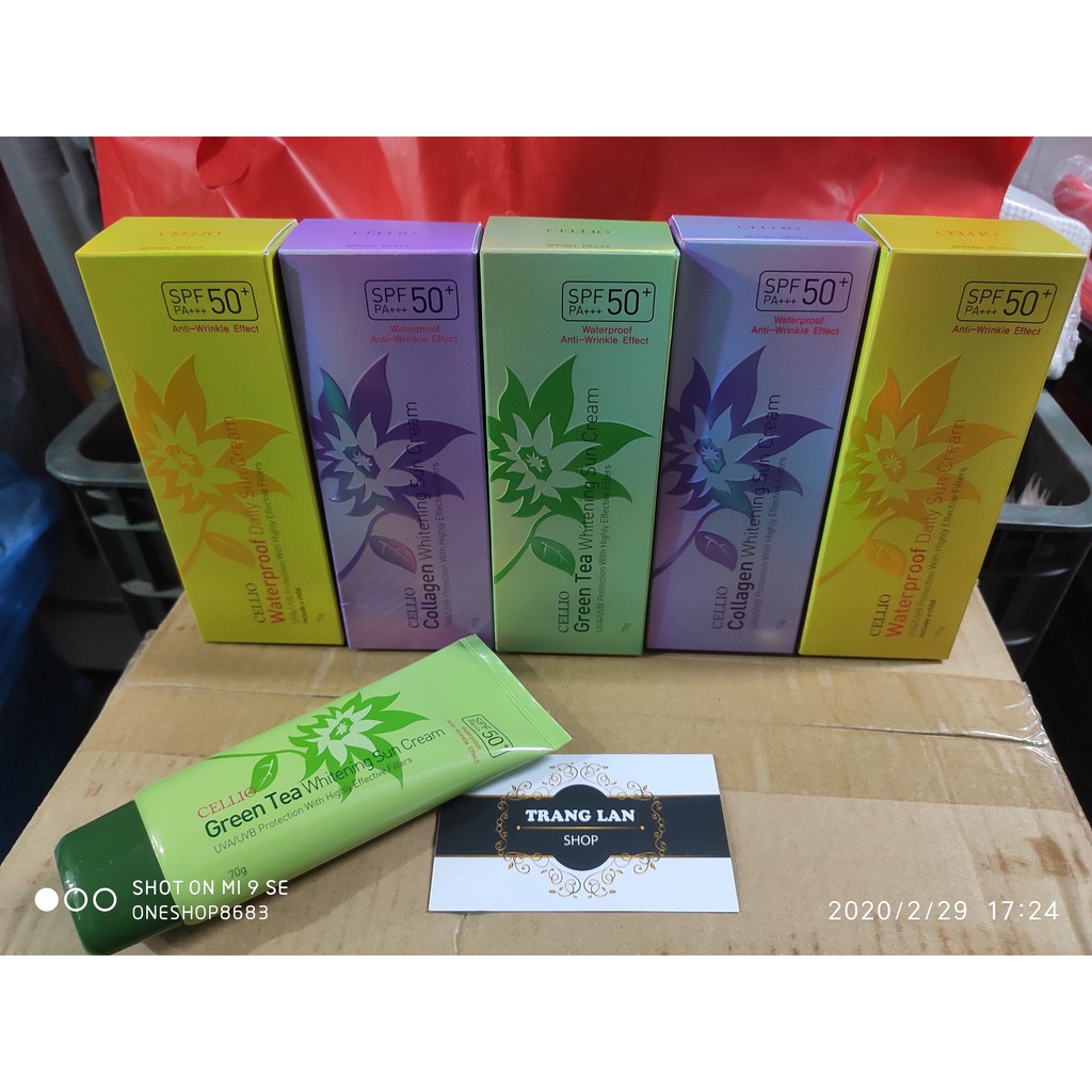 Cellio SUNSCREEN SPF 50 PA+++ (Genuine product) | Shopee Malaysia