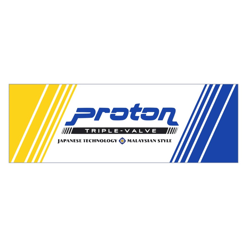 Sticker proton UK Spec (sticker tampal dari dalam cermin) (9cm x 22cm ...
