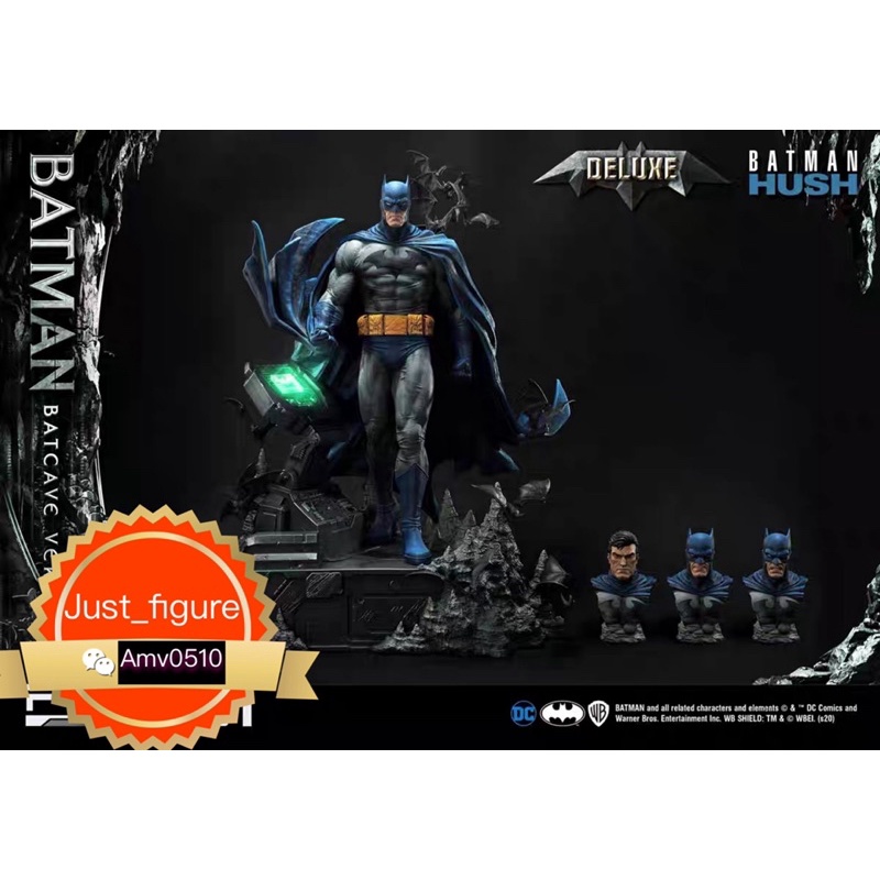 ️ RECAST RESIN Prime 1 Batman ex ️4exchange head DC figure ️ 翻模 蝙蝠侠 DC ...