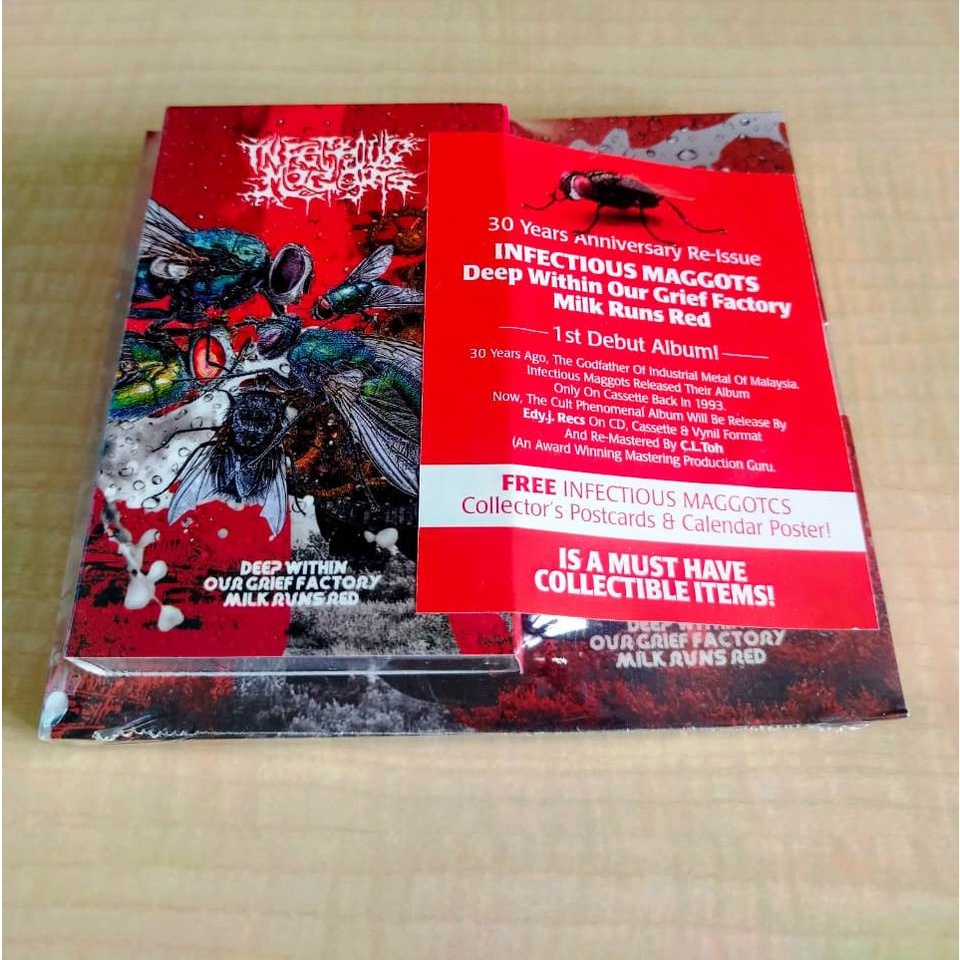 Infectious Maggots Deep Within Our Grief Factory Milk Runs Red CD ...