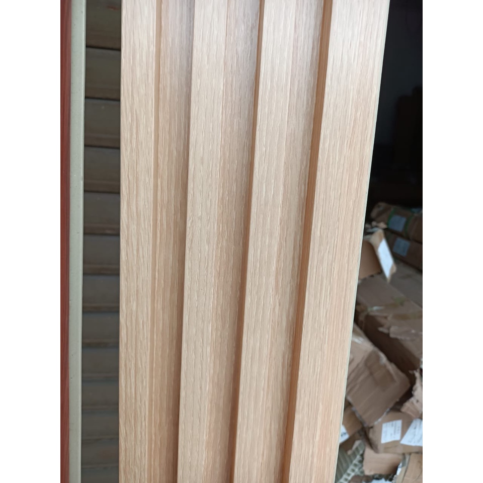 [PALING MURAH] 3D Wall Panel Fluted Wall Strip Wall Wood Strip | Shopee ...