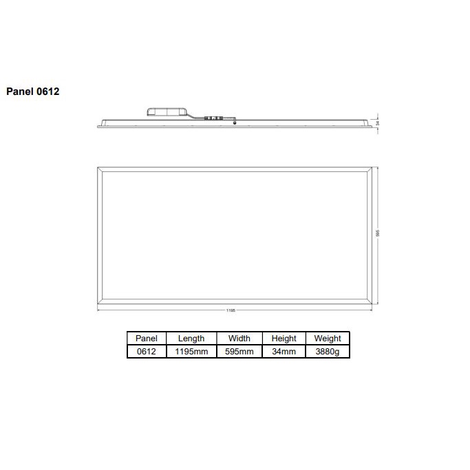 OSRAM LEDVANCE LED ECO PANEL (PANEL 0606 36W / PANEL 0312 36W / PANEL ...