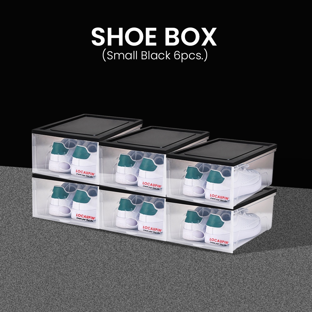 DAU Yvonne Frosted With Lid Shoe Box Cabinet Organizer Dust-Proof ...