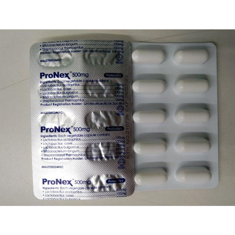 PRONEX 500MG PROBIOTICS 10'S | Shopee Malaysia