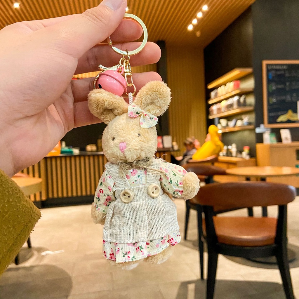 15CM Bear Keychain Plush Easter Llama Plushie bear Pendant Mini bear ...