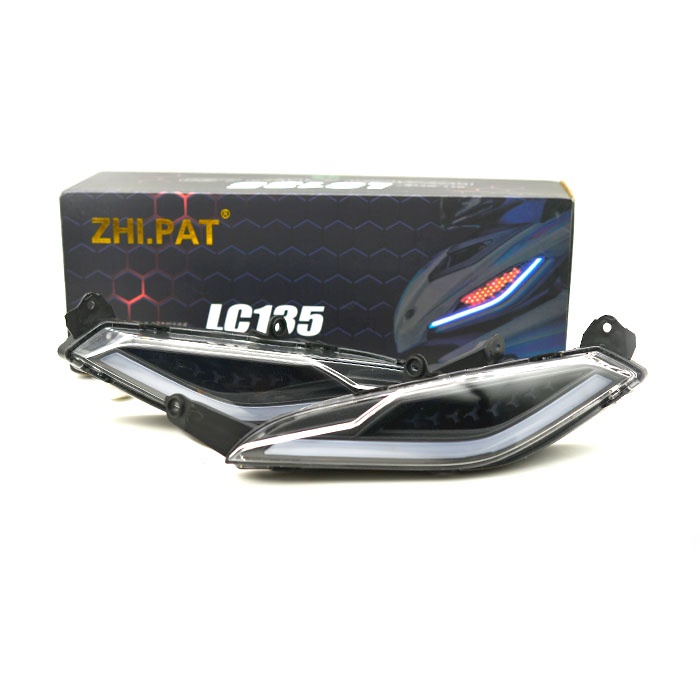 ZHI PAT YAMAHA LC135 V4 V7 MATA GABAN / LAMPU DADA SIGNAL / PILOT LIGHT LED 7 COLOR IMPORT FOR ...