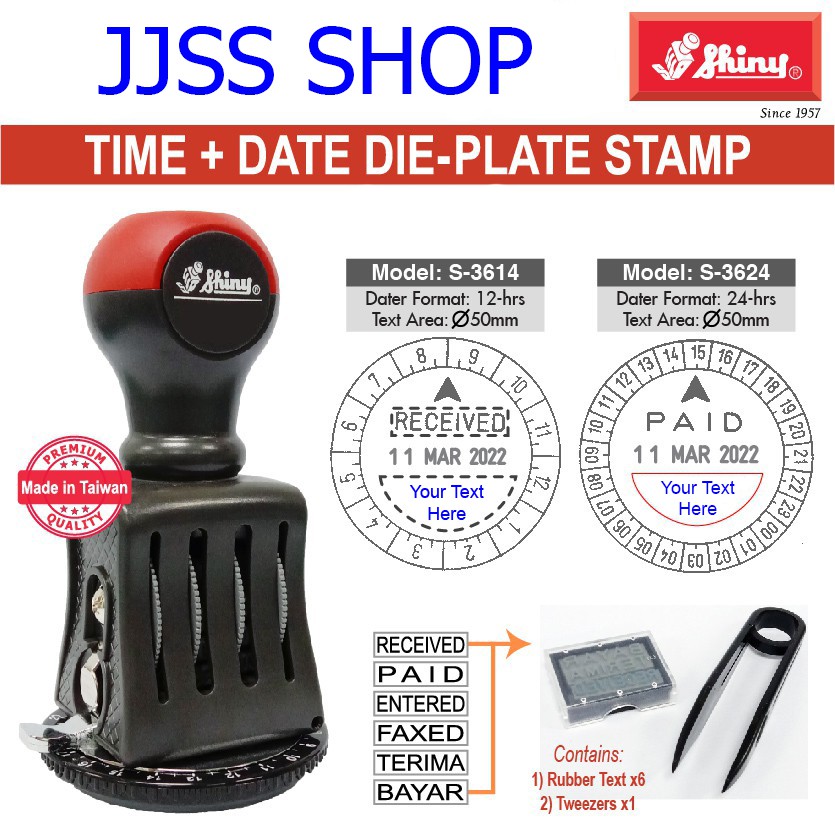 Sila jangan bayar COD .... SHINY Die-Plate Stamps ( S-3612 & S-3624 ...
