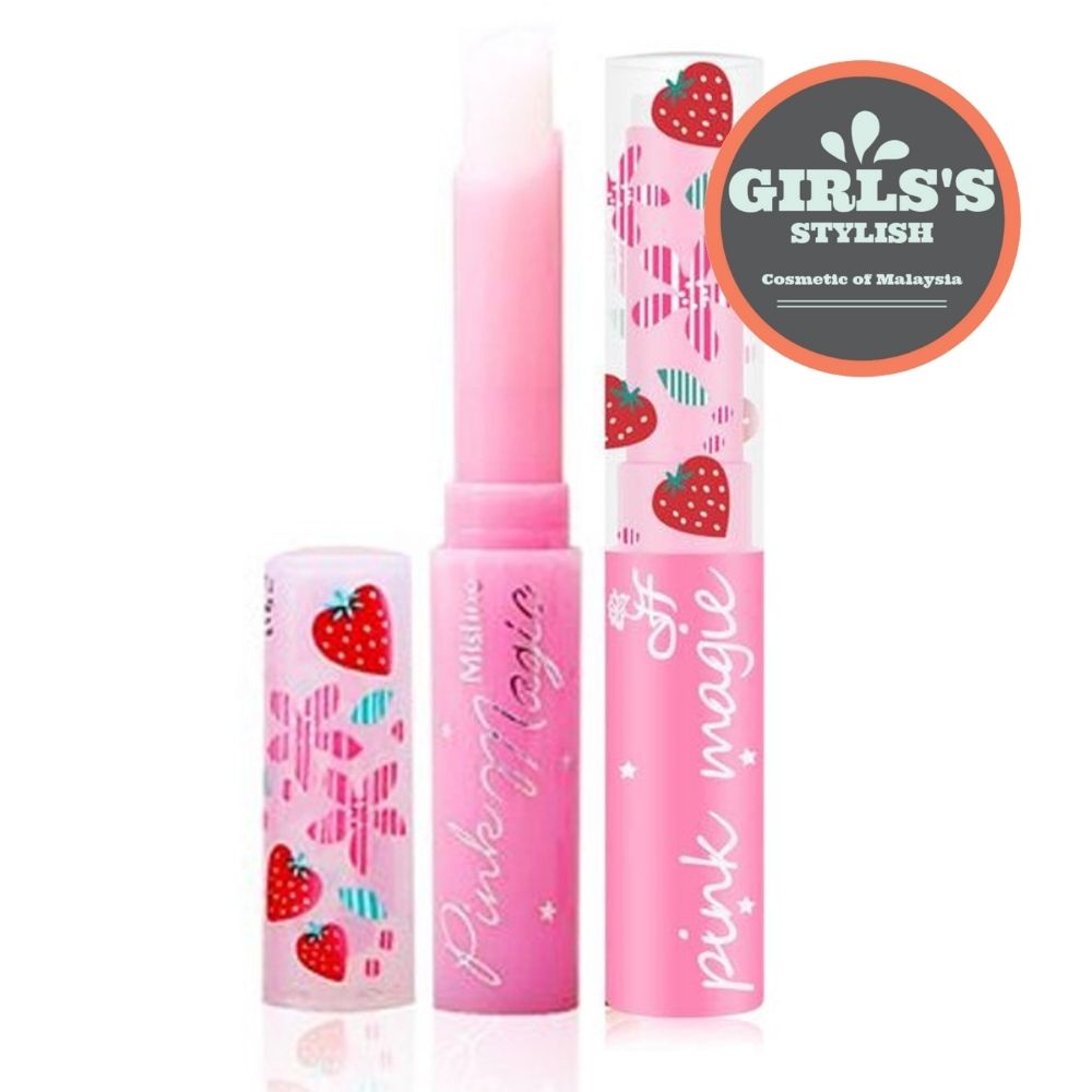 Mistine Pink Magic Strawberry Lip Balm | Shopee Malaysia
