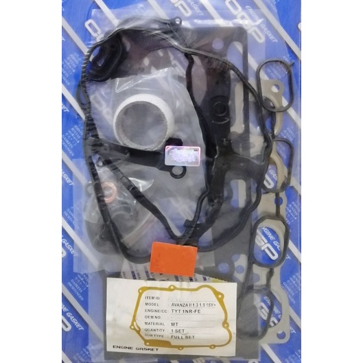 FULL OVERHAUL SET TOYOTA AVANZA F653 F654 1.3 1.5 16V DOHC 1NR-VE 2NR ...