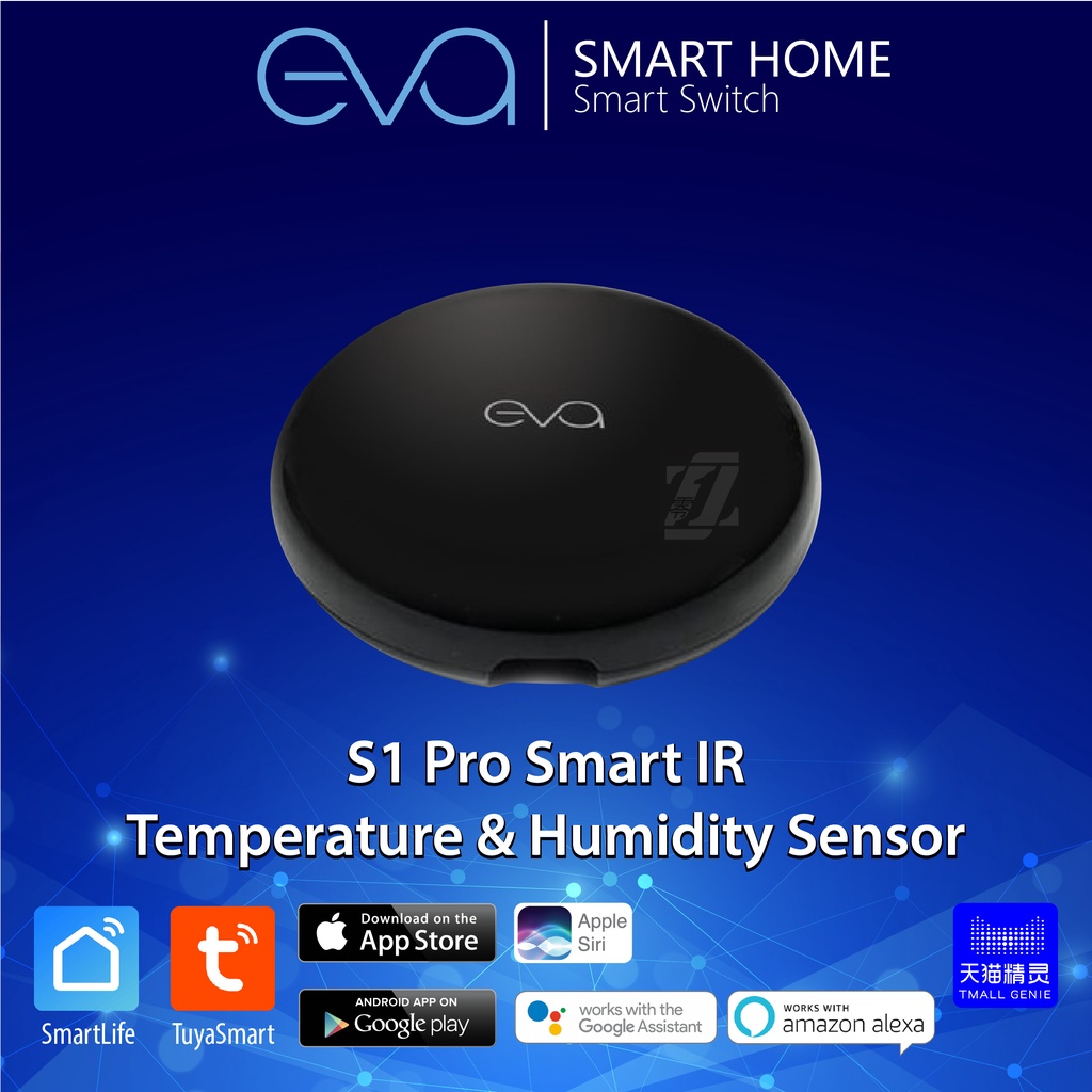[NEW] Eva S2 Pro Universal WiFi IR Controller AC/TV/Ceiling Fan (12M ...
