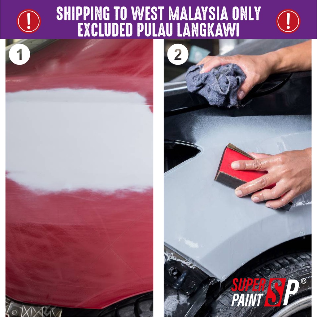 NISSAN Hitary 928 【 Poly Car Putty + Hardener 】 1kg (Brown/Grey ...