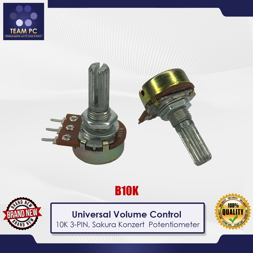 Universal Volume Control, 10K 3-PIN, Sakura Konzert Potentiometer ...