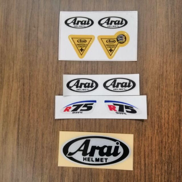 🔥 Sticker🔥HELMET Arai visor/visor R75 shape 🇲🇾 | Shopee Malaysia