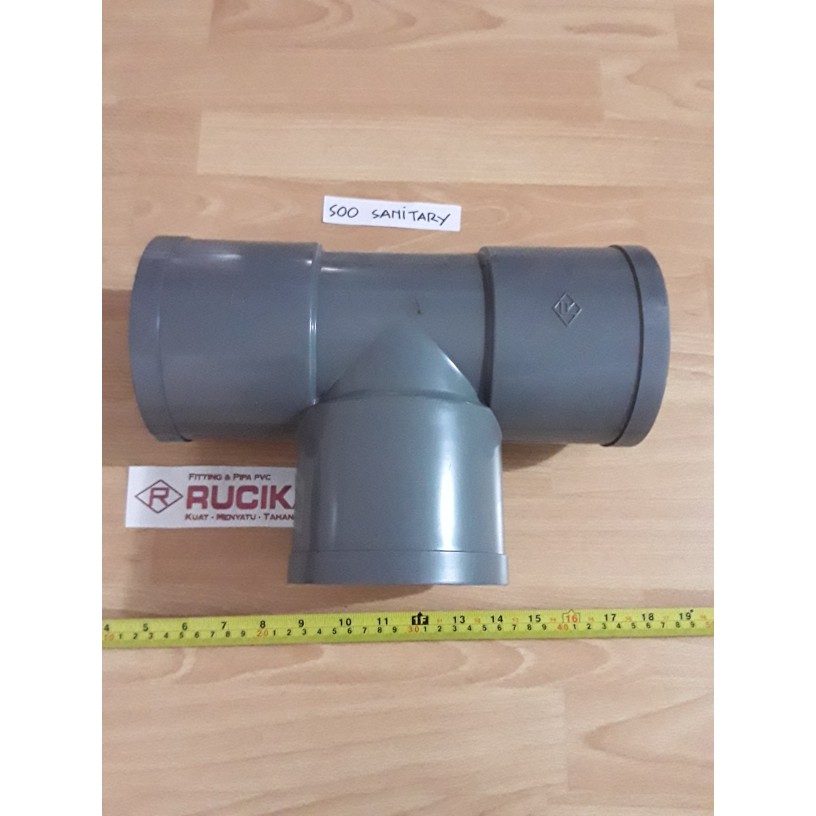 Tee AW 4" Inch Rucika PVC - Thick Plain Pipe T | Shopee Malaysia