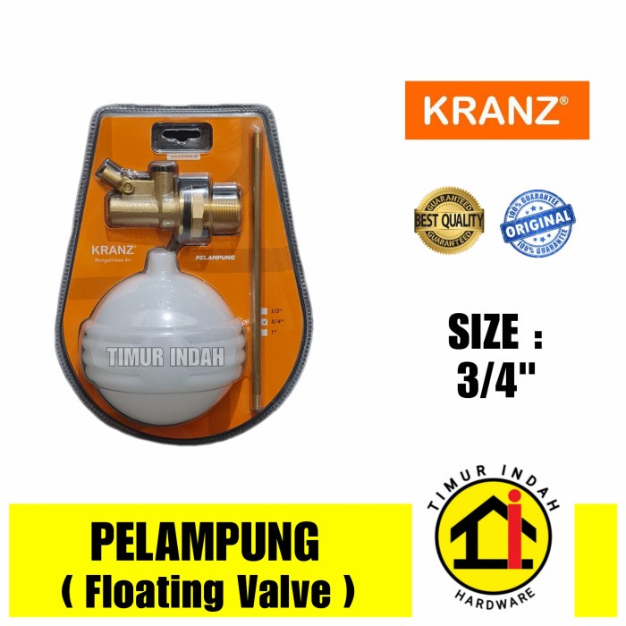 Kranz Floating Valve Toren Water Float - 3/4" | Shopee Malaysia