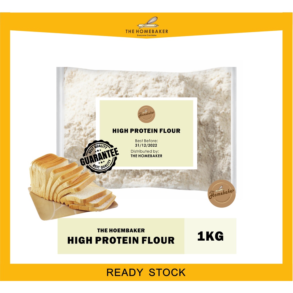 High Protein Flour 1kg / Tepung Roti High Protein / Bread Flour / 高筋面粉 ...