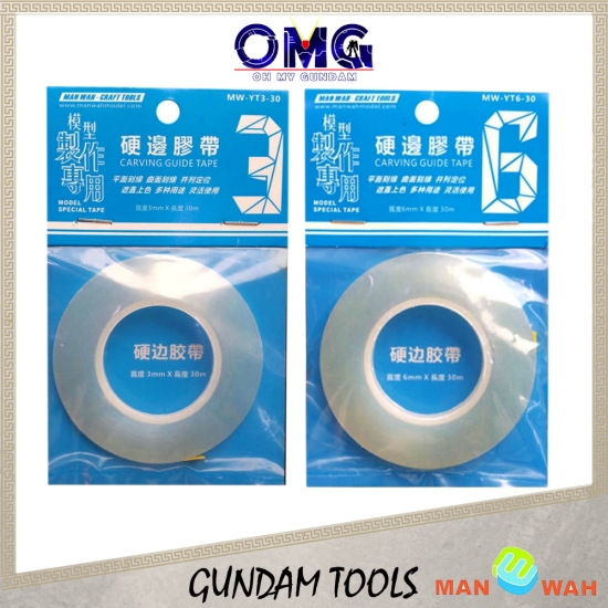 Tool Man Wah Carving Guide Tape MW-YT3 MW-YT6 Gundam Tools Manwah ...