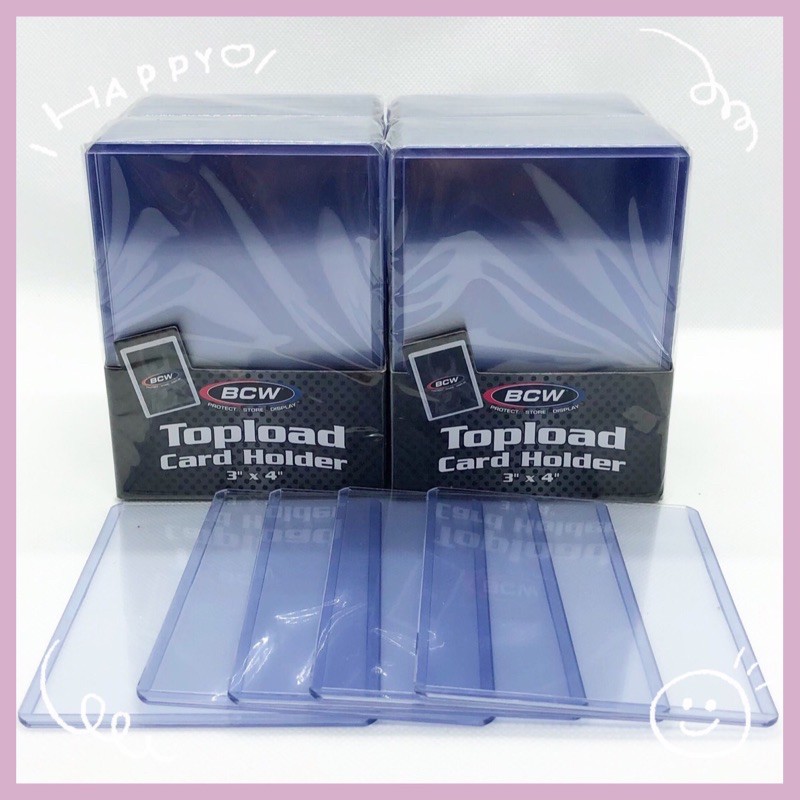 bcw toploader 35pt Hard Frame Insert Cards (Minimum 5 Pieces Sold Separately) | Shopee Malaysia