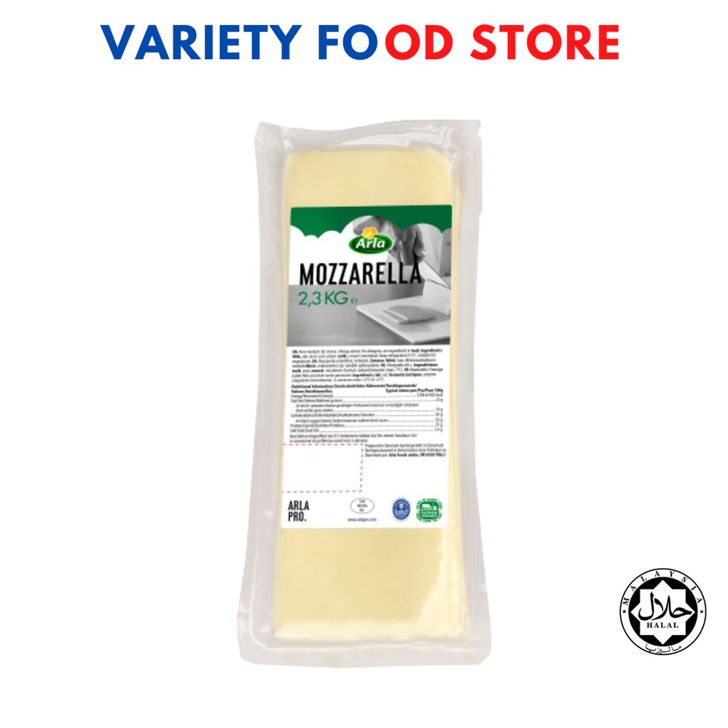 Arla Mozzarella Cheese Block 2.3kg (Halal) | Shopee Malaysia