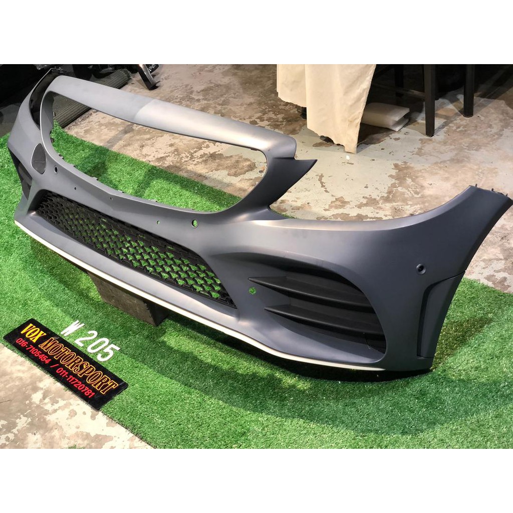 mercedes benz w205 amg front bumper 2019 fit untuk w205 c class replace ...
