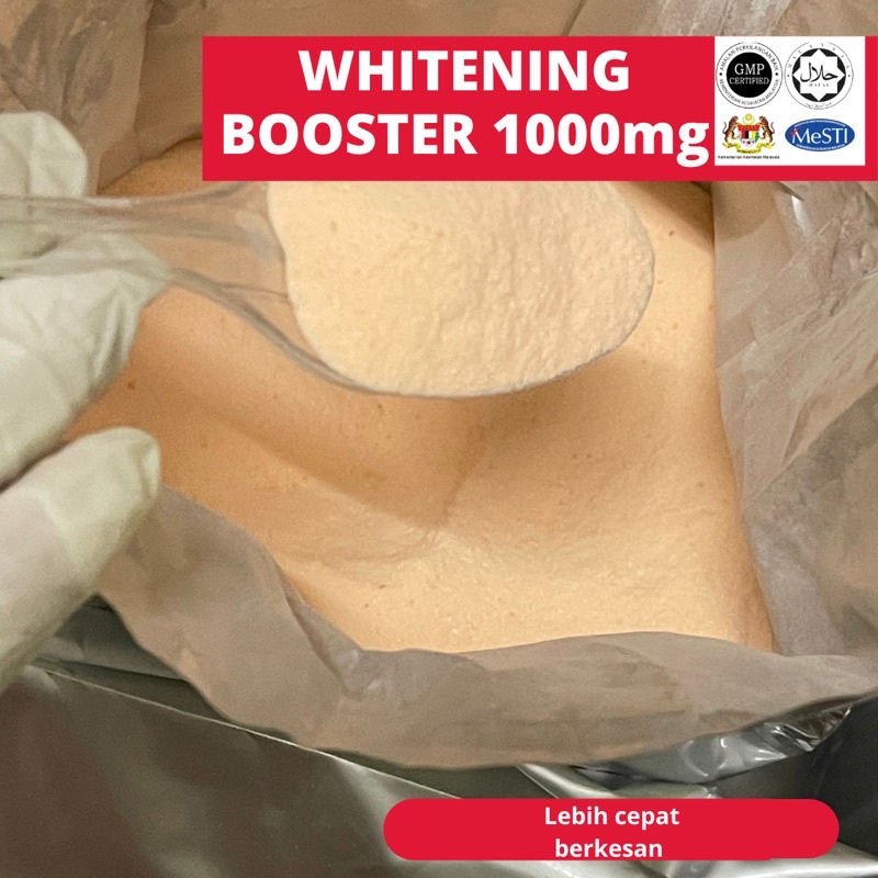 🔥WHITENING BOOSTER 1000mg SUPPLEMENT UNTUK PUTIHKAN KULIT WAJAH DAN ...