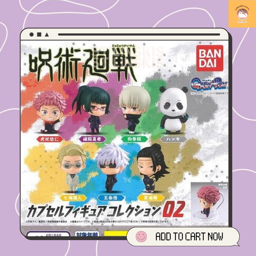 JJK Jujutsu Kaisen - Bandai Capsule Figure Collection Gachapon | Shopee Malaysia