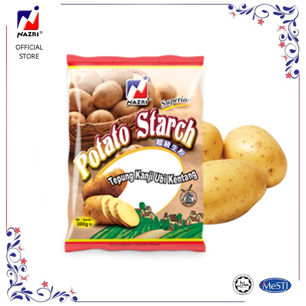 NAZRI Tepung Kanji Ubi Kentang (300g)/NAZRI Potato Starch (300g ...