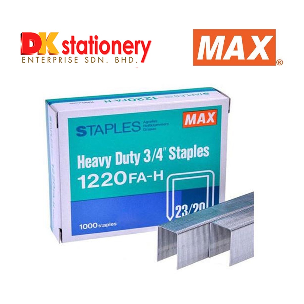 Max Heavy-Duty Staples 3/4" I 1220 FA-H | Shopee Malaysia