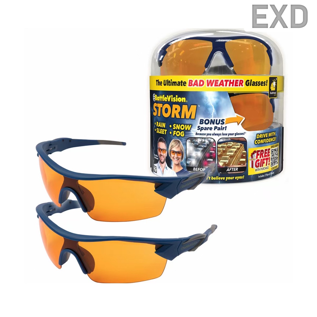 UV Blue Ray protection Battle Vision Storm Glasses | Shopee Malaysia