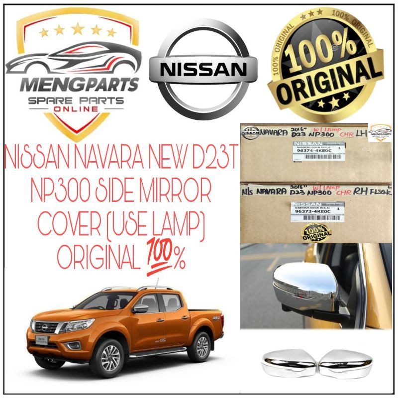 ORIGINAL 💯% NISSAN NAVARA NEW D23T NP300 SIDE MIRROR COVER (USE LAMP ...