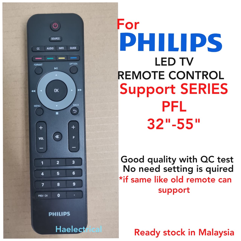 Philips LED TV Remote Control (NO SMART) 32PFL3504D/F7 19PFL3504D/F7 ...