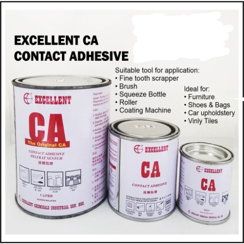 EXCELLENT CA DUNLOP CA CONTACT ADHESIVE Gam Glue (80ml/280ml/1000ml ...