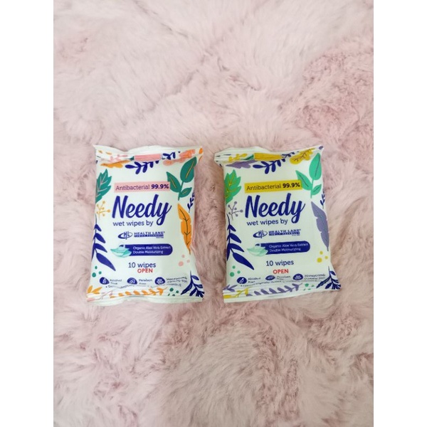 Needy wet wipes -10pcs (1pack only) | Shopee Malaysia