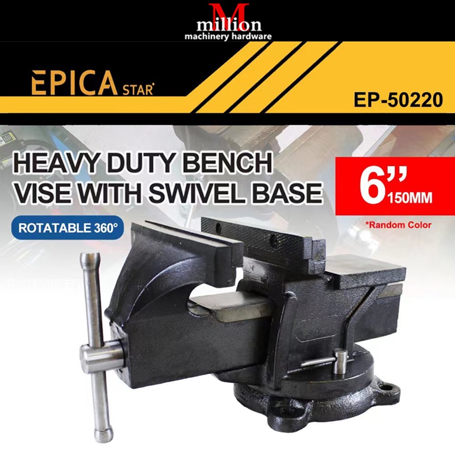 Epica Star 6" Inch Swivel Bench Vice Vise Heavy Duty Bench Vice Clamp ...