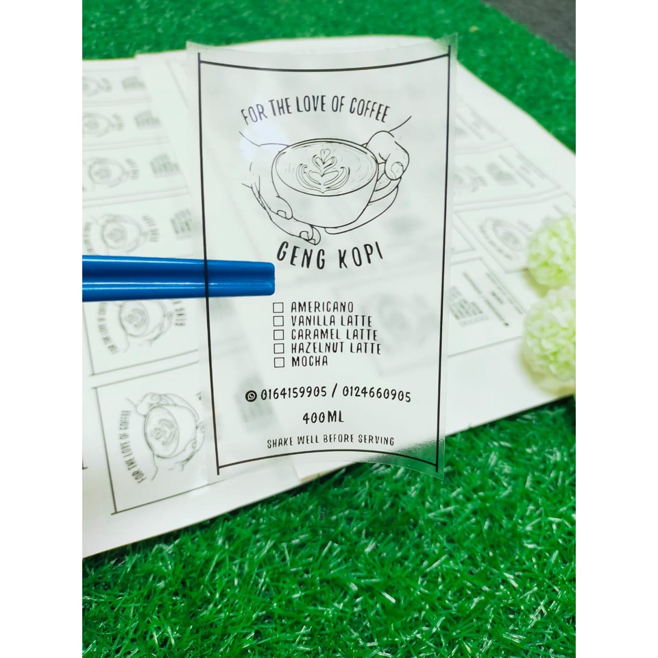 (100pcs) STICKER PRODUK LABEL MURAH [TRANSPARENT] 🔥🔥 | Shopee Malaysia