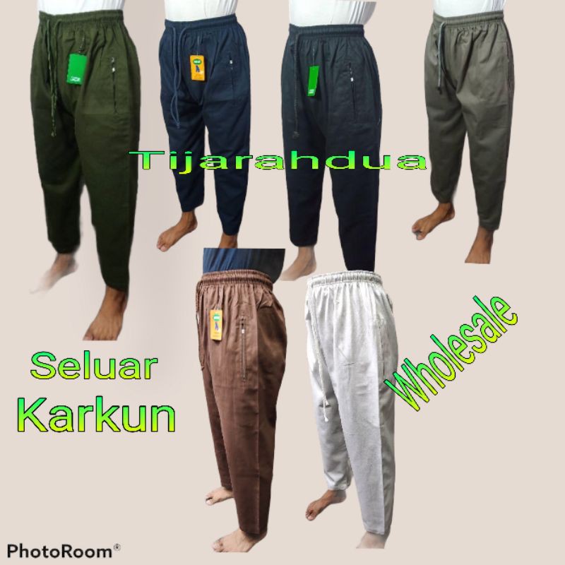 Seluar Kain cotton tebal 2 poket haji Mens seluar - SAIZ S - 7XL | Shopee Malaysia