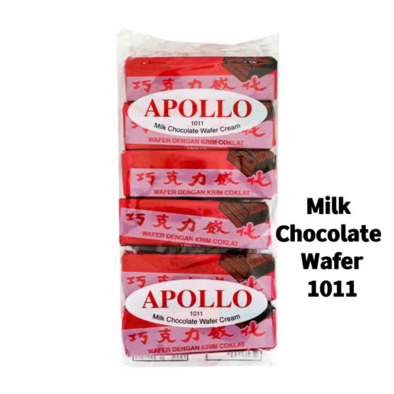 [TKM] Apollo Milk/Chocolate Wafer Cream 12g x 12pcs | Shopee Malaysia