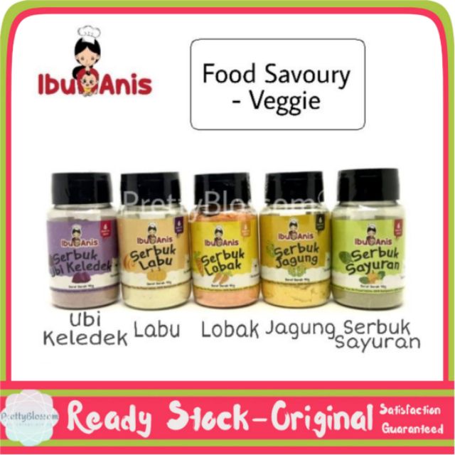 IBU ANIS SERBUK SAYURAN PERASA ASLI | MIX VEGIE POWDER IBU ANIS ...