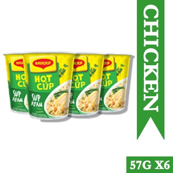 MAGGI Hot Cup Chicken 57g x 6 cups | Shopee Malaysia