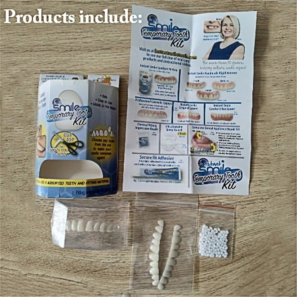 Instant Smile Temporary Tooth Kit - Replace A Missing Tooth in Minutes ...