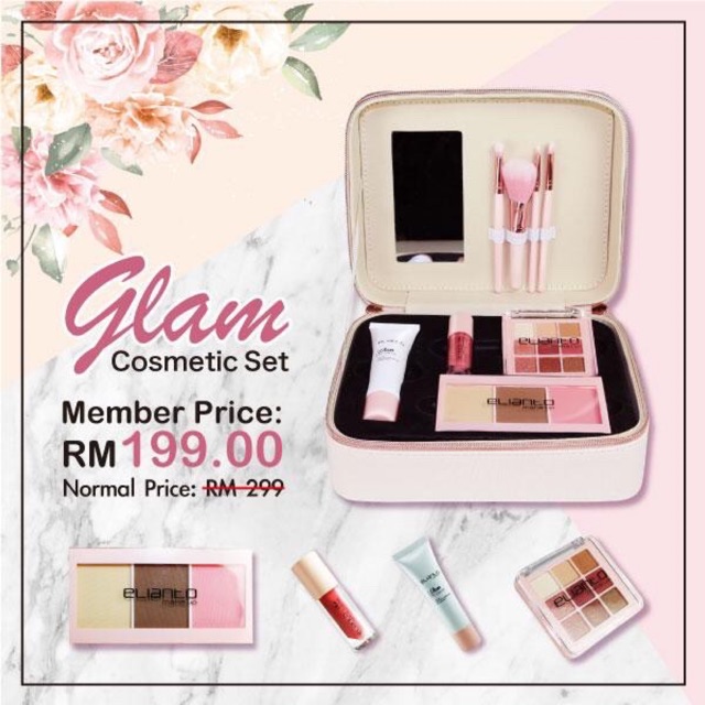 ELIANTO Glam Cosmetic Set | Shopee Malaysia