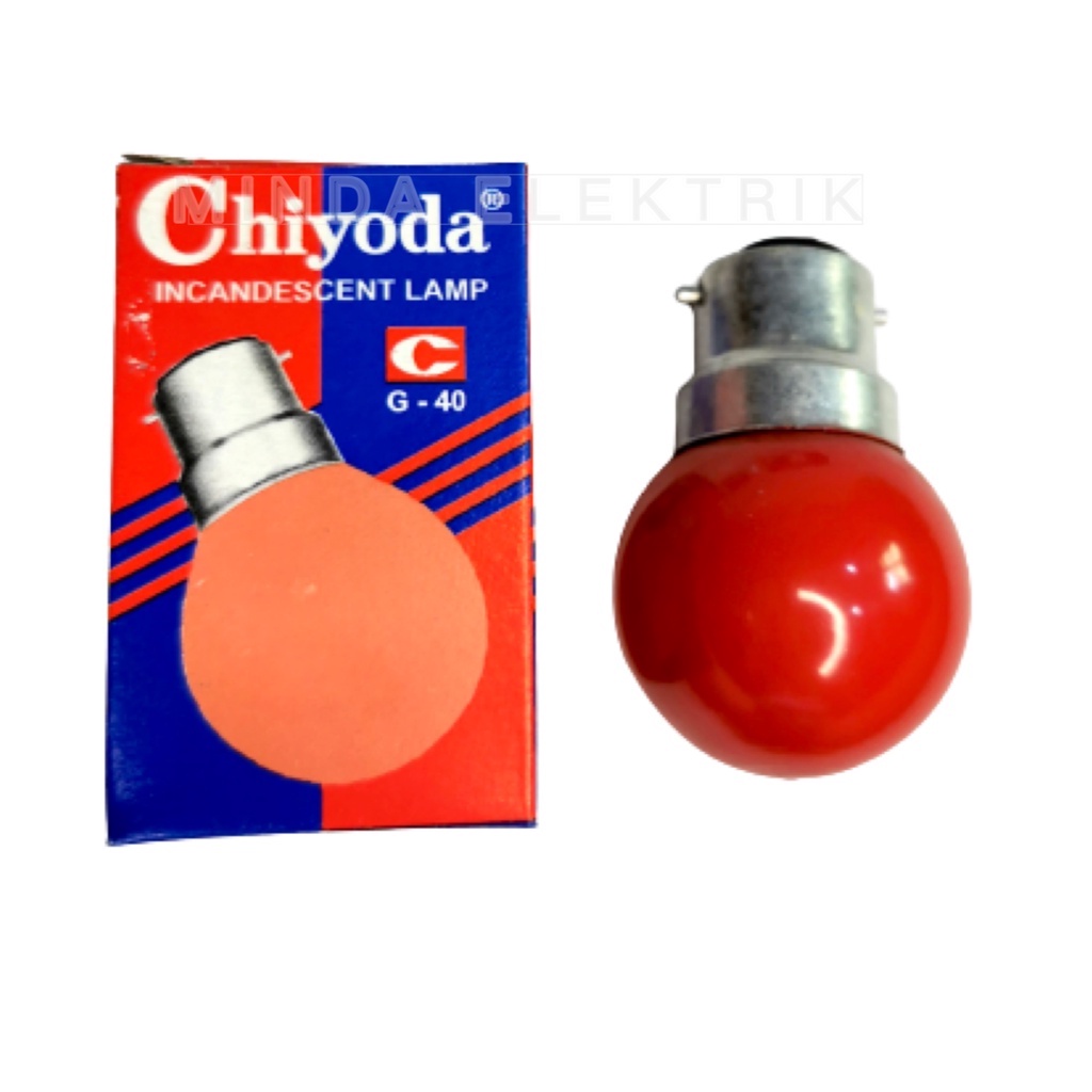 Chiyoda 5W B22 Ping Pong Colour Bulb/ Chiyoda 5W B22 Warm White/ Clear ...