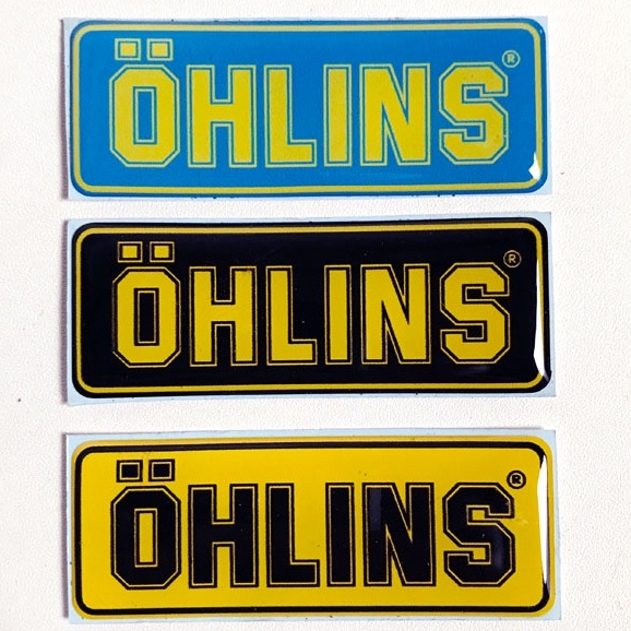 Ohlins Sticker Flexible Resin emblem sticker | Shopee Malaysia
