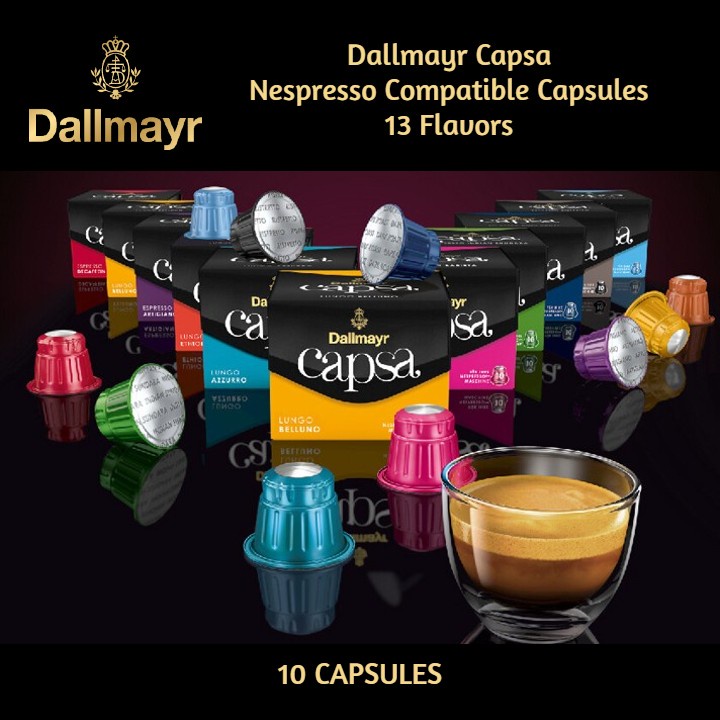 'Dallmayr Capsa' Nespresso Coffee Capsules 13 Flavors (10 capsules) | Shopee Malaysia