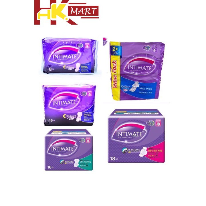 Intimate Sanitary Pads Maxi Wing / Night Use / NiteGuard / Ulrtalong ...