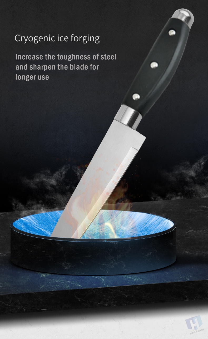 RIMEI Kitchen Knife Stainless Steel 5 / 6 / 8 Inch Cooking Knives With ...