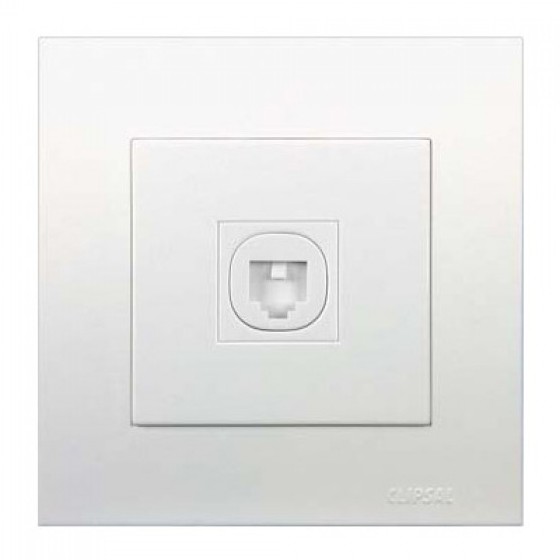 SCHNEIDER VIVACE 1GANG TELEPHONE SOCKET (KB31TS_WE) | Shopee Malaysia